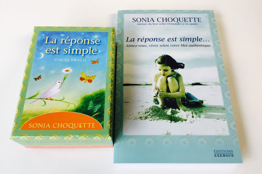 PACK Livre et Cartes Oracle La Réponse est Simple de Sonia Choquette ...
